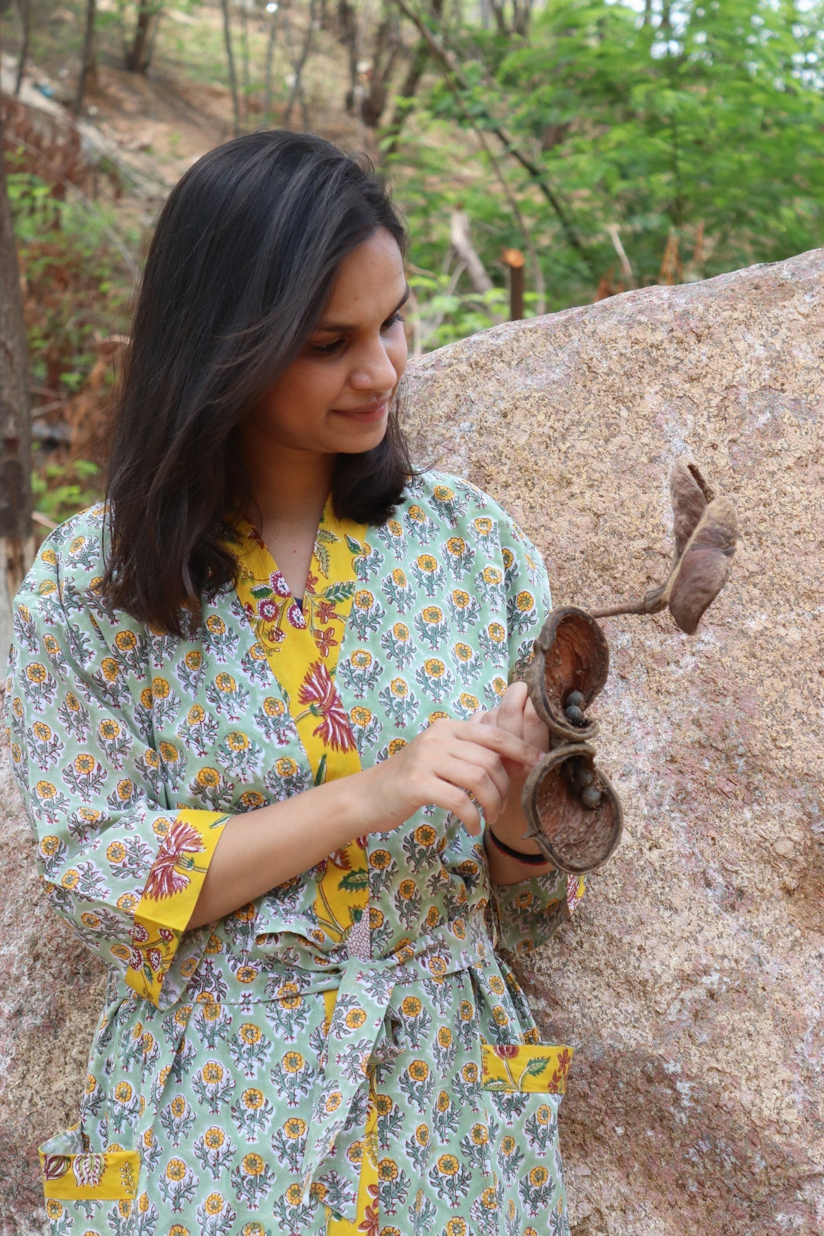 Block Printed Robes – The Wonder Moon